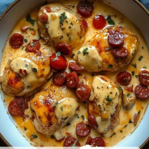 Pollo Chorizo Crema: La Mejor Receta Fácil y Deliciosa - Receta fácil ...